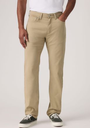 Levi's Straight-Jeans LEVIS 505, Herren, Gr. 30, L&auml;nge 32, beige (true chino dobby), Denim/Jeans, Obermaterial: 98% Baumwolle, 2% Elasthan, regular fit lang,