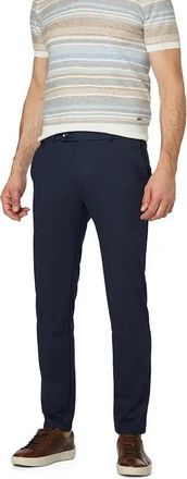 Bugatti Herren Hose blau meliert Slim Fit