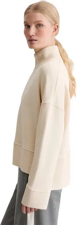 Marc O'Polo Sweatshirt mit breitem Rippstrick-Bund