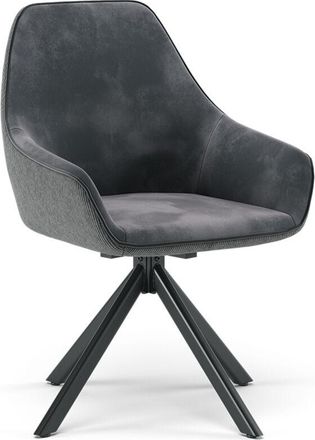 Vicco Loungesessel Eleganza, Anthrazit, 60 x 89 cm, Vicco