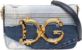 Dolce & Gabbana Sac bandouli&egrave;re en jean Pre-owned - Femme - Pre-owned - Bleu - Taille: ONE Size
