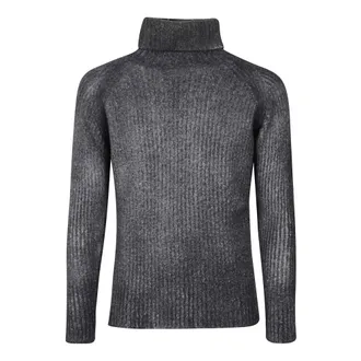 Avant Toi Homme, Pulls, Bleu, Taille: M Pull à col haut côtelé