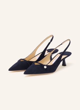 Jimmy Choo London Slingpumps Amita 45 blau