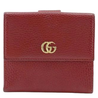 Gucci Pre-owned Leder Portemonnaie - - Pre-owned - Damen - Rot - ONE SIZE