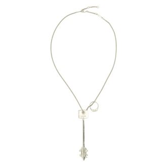 Paco Rabanne Key Necklace - - Accessories - Damen - Grau - ONE SIZE