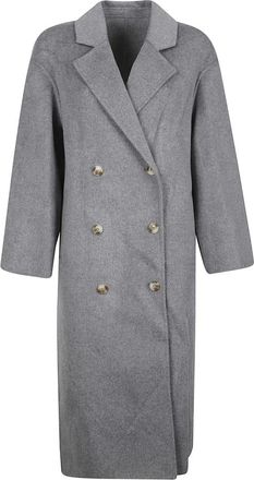 Loulou Studio Damen, Mäntel, Grau, 2XSGröße