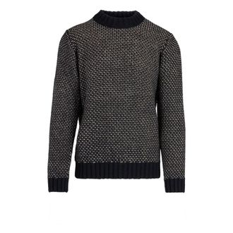 Bomboogie Homme, Pulls, Bleu, Taille: 2XL Pull ras du cou bicolore