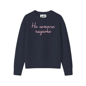 Saint Barth Pull Tessa - Femme - Pulls - Bleu - Taille: 42 FR