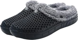 Garneck Pantoufles Hiver Doublés Chauds Et Moelleux à Enfiler pour Chambre Chaussures Intérieur avec Semelle Confortable