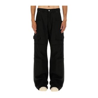 Rick Owens Wide-Leg Cargohose - - Trousers - Herren - Schwarzk - W32