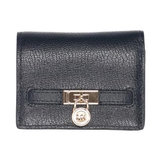 Michael Kors Hamilton Moderne Small Leather Wallet - - Accessories - Damen - Schwarzk - ONE SIZE