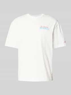 MC2 Saint Barth T-Shirt mit Statement-Print und Rundhalsausschnitt