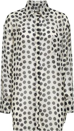 La Petite Robe Di Chiara Boni Femme, Blouses et Chemises, Multicolore, Taille: 46 FR Chemise &agrave; pois