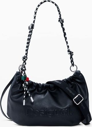 Desigual Mittelgro&szlig;e Tasche in Schwarz mit Logo