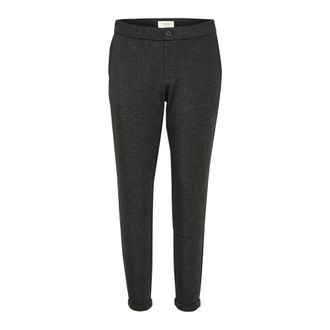 Part Two Dunkelgraue Melange Hose - - Trousers - Damen - Grau - 3XL