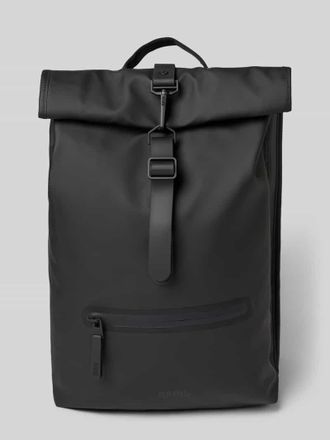 Rains Rolltop-Rucksack mit verstellbaren Schulterriemen
