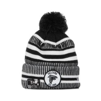 New Era Sportliche Pom Pom M&uuml;tze in Schwarz/Wei&szlig; - - Accessories - Herren - Schwarzk - ONE SIZE