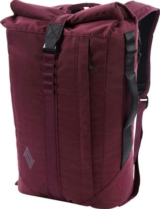 Nitro Scrambler, Businessrucksack mit Roll-Top und gepolstertem 15 Wide Laptopfach, Urban Mobility Rucksack, Kurierrucksack, Alltagsrucksack, 28 L +, Wine