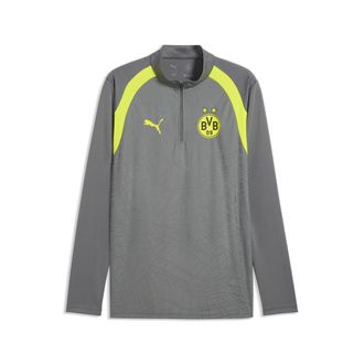 Puma Haut dentra&icirc;nement &agrave; 1/4 zip Borussia Dortmund Homme, Accessoires, Gris, XXL