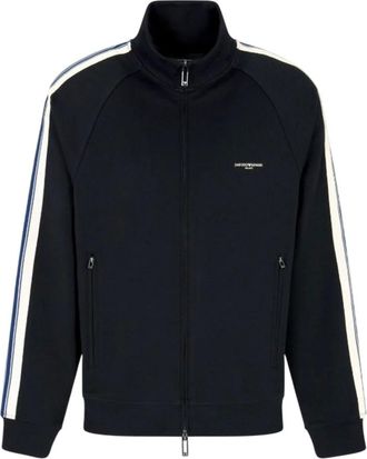 Emporio Armani Homme, Sweatshirts et sweats &agrave; capuche, Bleu, Taille: XL SweaT-shirt Zipp&eacute;