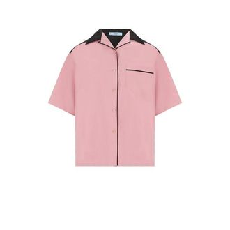 Prada Chemise frang&eacute;e en coton