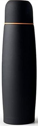 Ibili Thermoskanne für Flüssigkeiten, Edelstahl, Schwarz, 32 x 8 x 8 cm