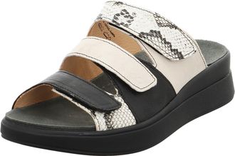 Think Damen Meggie Lederfutter Hausschuh, Schwarz/Kombi 9060, 40 EU