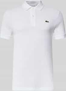 Lacoste Slim Fit Poloshirt aus reiner Baumwolle