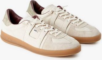 P448 bi -materielle Turnschuhe - Beige