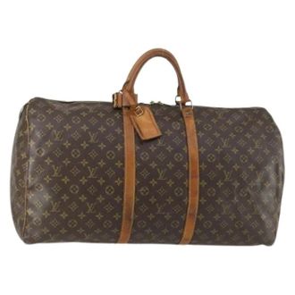 Louis Vuitton Pre-owned Vintage Canvas Weekend Bag - - Pre-owned - Damen - Braun - ONE SIZE