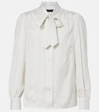 Gucci Schluppenbluse aus Seide