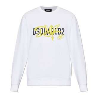 Dsquared2 Logo-Print Sweatshirt - - Sweatshirts & Hoodies - Herren - Wei&szlig; - 2XL
