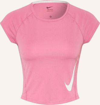 Nike Laufshirt Tempo Swoosh rosa