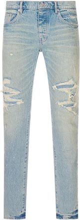 Purple Homme, Jeans, Bleu, Taille: W34 P001 Repairs Jeans skinny