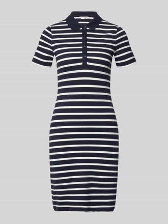 GANT Knielanges Polokleid mit kurzer Knopfleiste