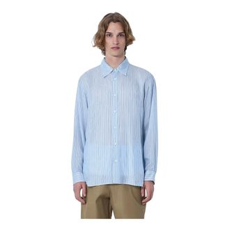 Dries Van Noten Homme, Chemises, Bleu, Taille: M Chemise Classique Boutonn&eacute;e
