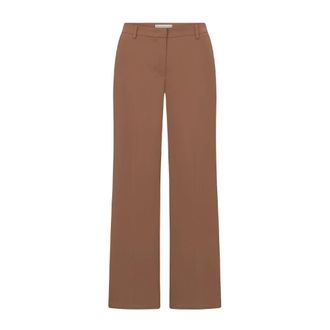 Raffaello Rossi Femme, Pantalons, Brun, Taille: 46 FR Wide Pantalons