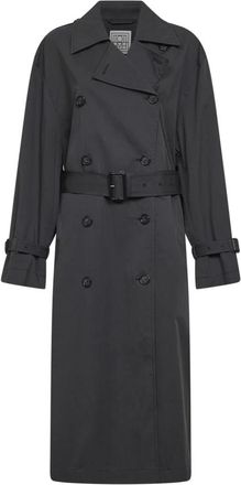 Toteme Crisp Summer Trench Coat - Femme - Manteaux - Gris - Taille: 36 FR