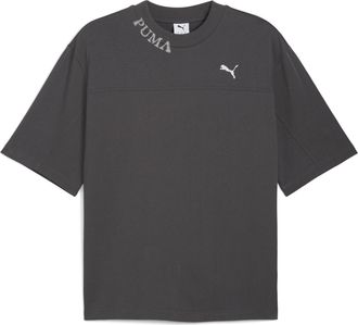 Puma Washed Out Boxy T-Shirt Unisex, Kleidung, Grau, L