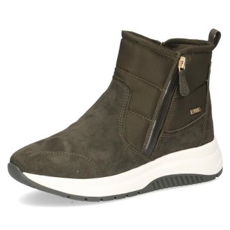 Caprice Damen Stiefeletten Gef&uuml;ttert Wasserabweisend, Gr&uuml;n (Khaki Comb), 39 EU