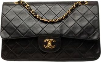 Chanel Sac port&eacute; &eacute;paule Pre-owned Double Flap - Femme - Pre-owned - Noir - Taille: ONE Size