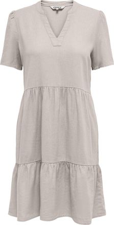 Only ONLTIRI-Caro S/S V-Neck LIN Dress CC PNT