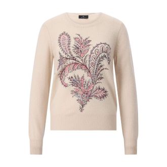Etro Wollpullover mit Paisley-Stickerei