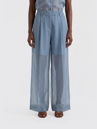 Brunello Cucinelli Pantalon Femme couleur Bleu