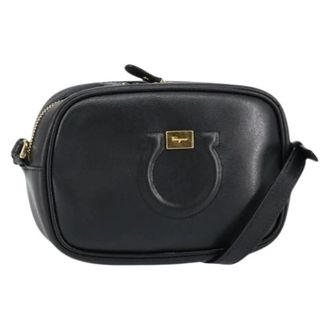 Ferragamo Pre-owned Leder Crossbody Bag - - Pre-owned - Damen - Schwarzk - ONE SIZE