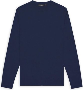 Aspact Liro Pullover - - Knitwear - Herren - Blau - S