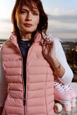 Jott Doudoune l&eacute;g&egrave;re sans manches Pink antique Seda - Taille XXL