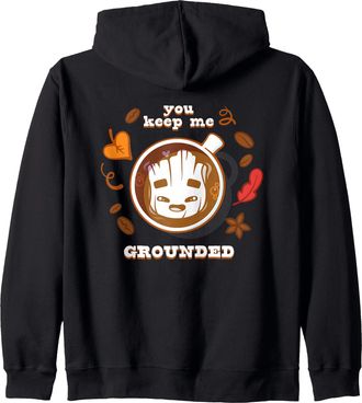 MARVEL Groot Fall Spice Coffee You Keep Me Grounded Friend Kapuzenjacke
