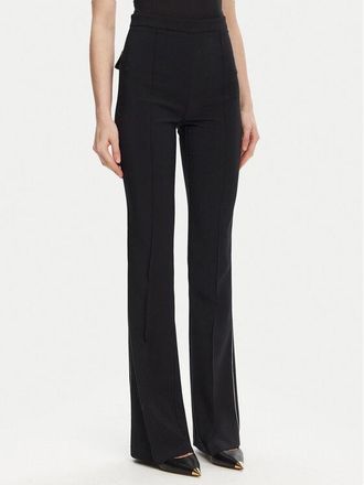 Elisabetta Franchi Stoffhose PA-084-51E2 Schwarz Regular Fit