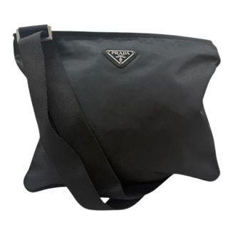 Prada Pre-owned Tessuto Nylon Schultertasche - - Pre-owned - Damen - Schwarzk - ONE SIZE